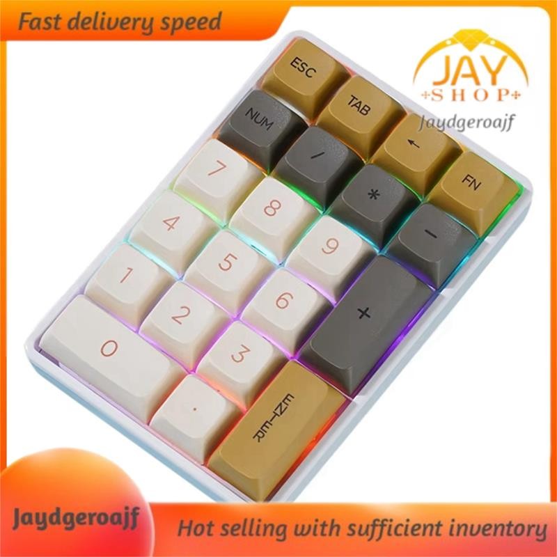 [Jaydgeroajf]21Keys Mini Keyboard 2.4G Wireless Number Pad Mechanical ...