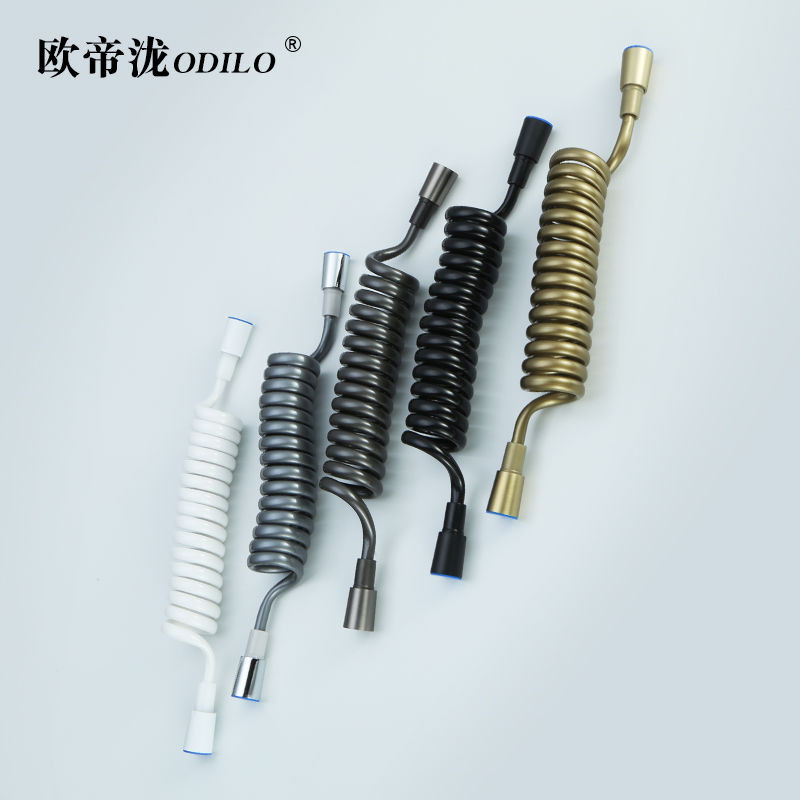 Large Flow Telephone Line Spring Tube Retractable Shower Hose All ...
