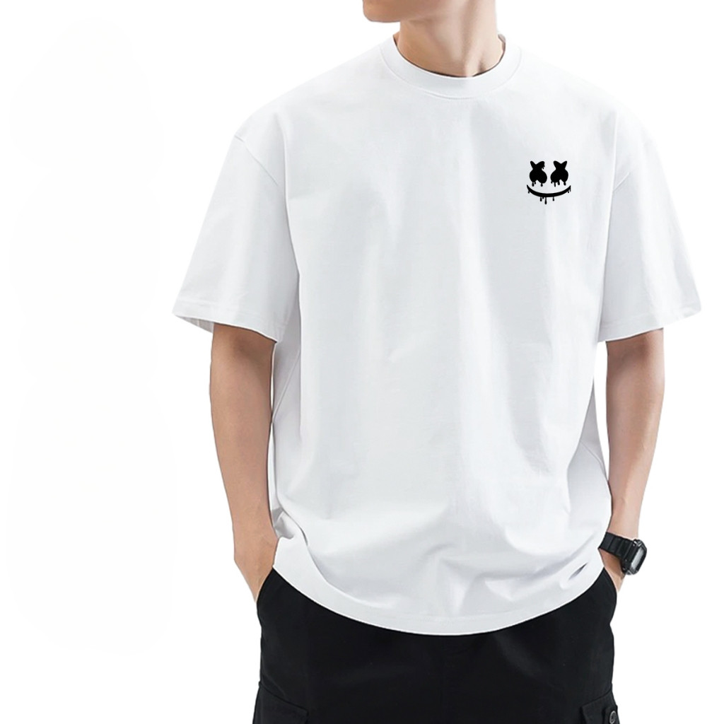 URBAN PIPE Marshmello Fashion Print Tshirt For Men Oversized Round Neck ...