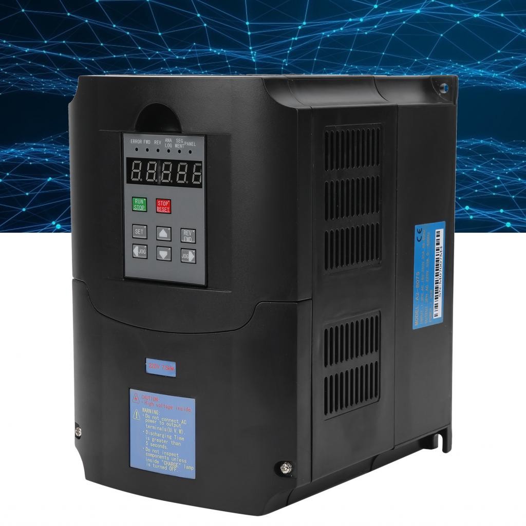 Ujewndju A2-8075 Frequency Inverter 3 Phase Flame-retardant for Winding Machines Mixers ...