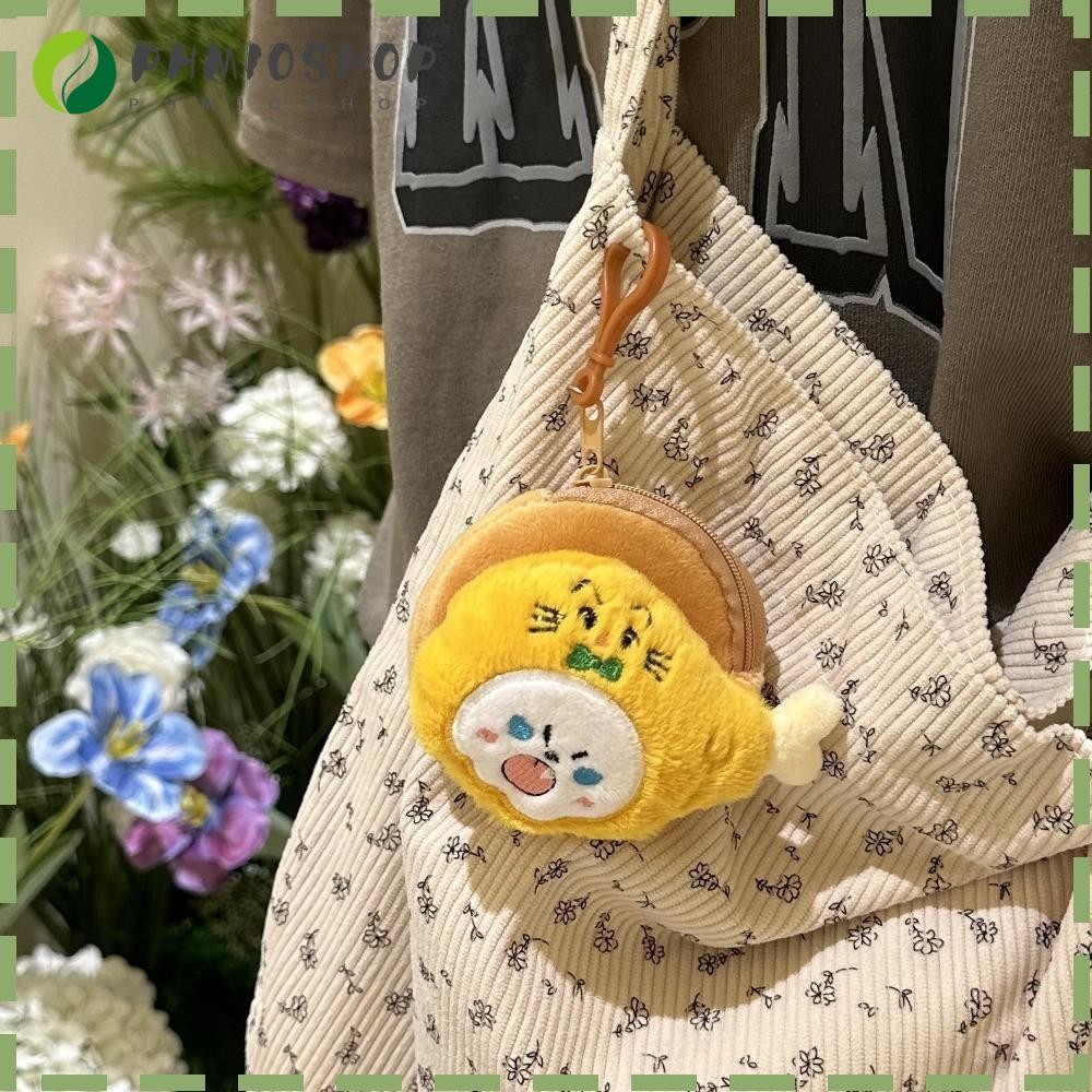 MIOSHOP Crayon Shin chan Plush Coin Bag, Cute Cartoon Gift Big tailed ...
