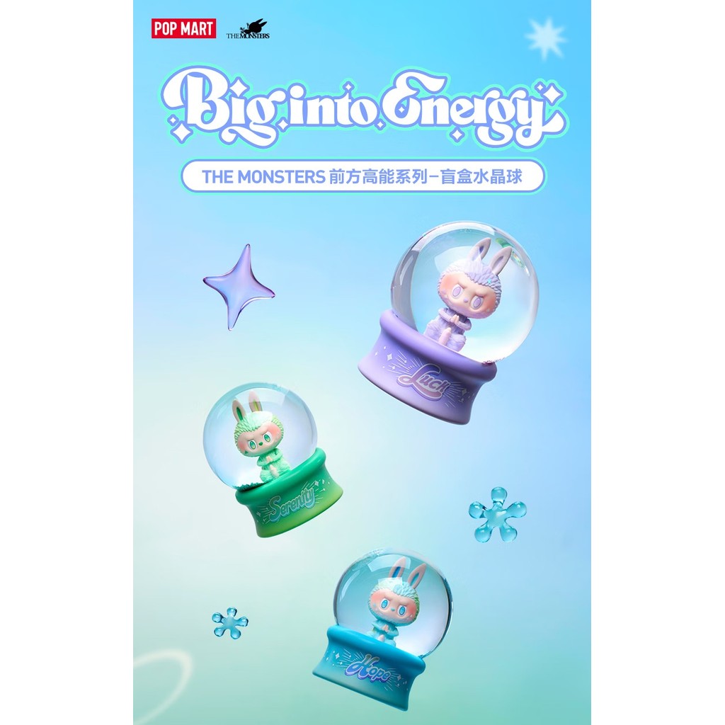 [Ready Stock] POPMART LABUBU Front High Energy Series Crystal Ball Girl ...
