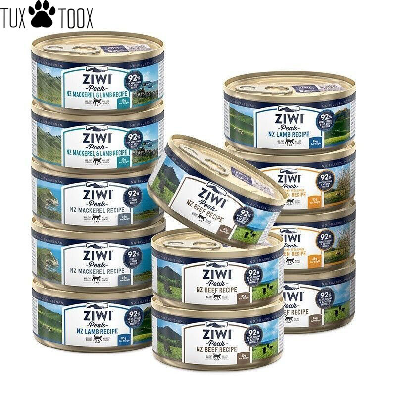 ZIWI Peak Canned Wet Cat Food 85g/185g All Natural High Protein GrainFree Limited Ingredients ...