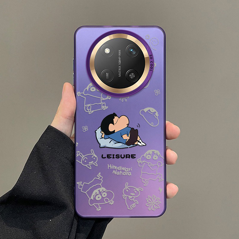 Honor X9c 5G Leisure Crayon Shin-chan Case Colored Silver Casing ...