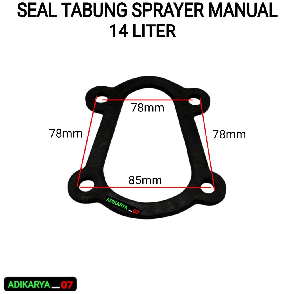 14 Liter Manual Pump Tube Kodok Seal Manual Sprayer Pump Rubber Gasket ...