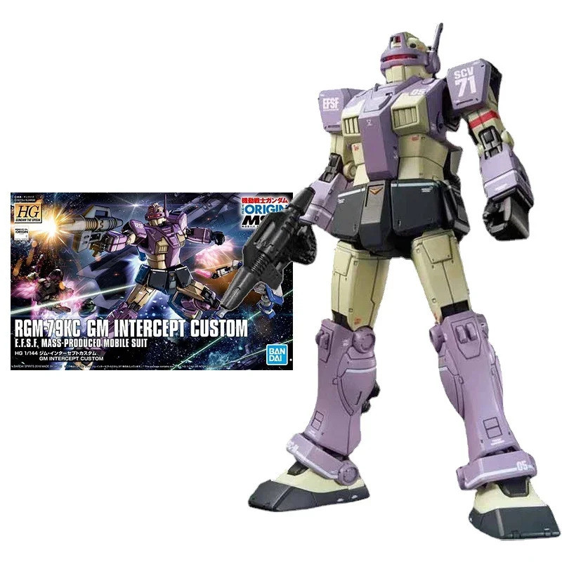 Bandai Gundam Model Kit Anime Figure HG GTO RGM-79KC GM Intercept ...