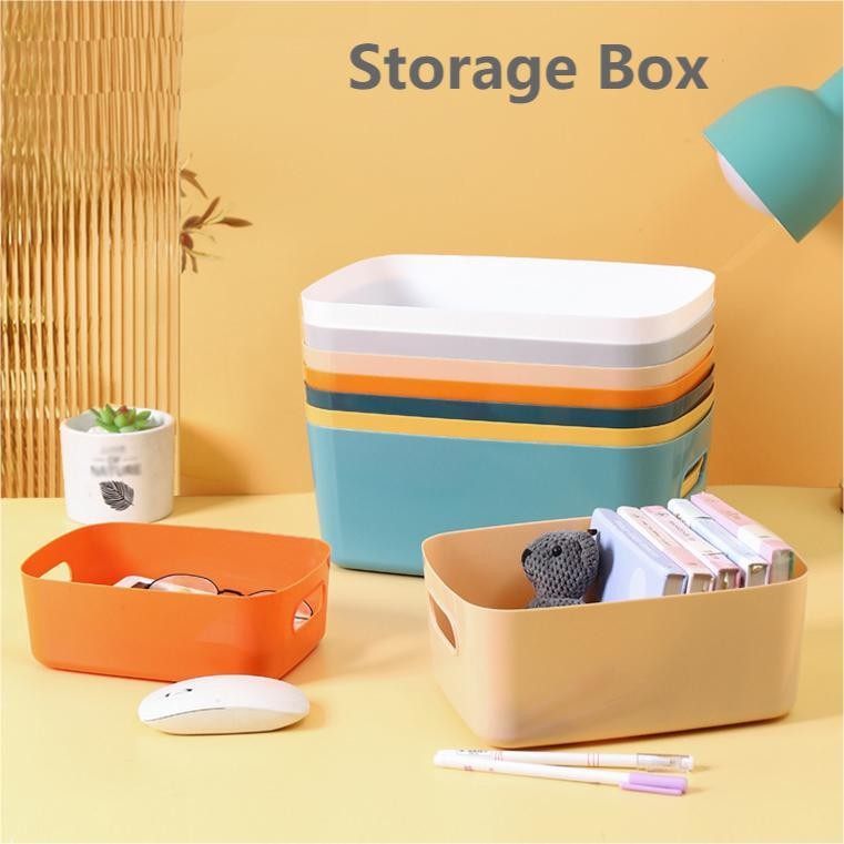 Sundry Storage Basket Student Desktop Snack Storage Plastic Box ...