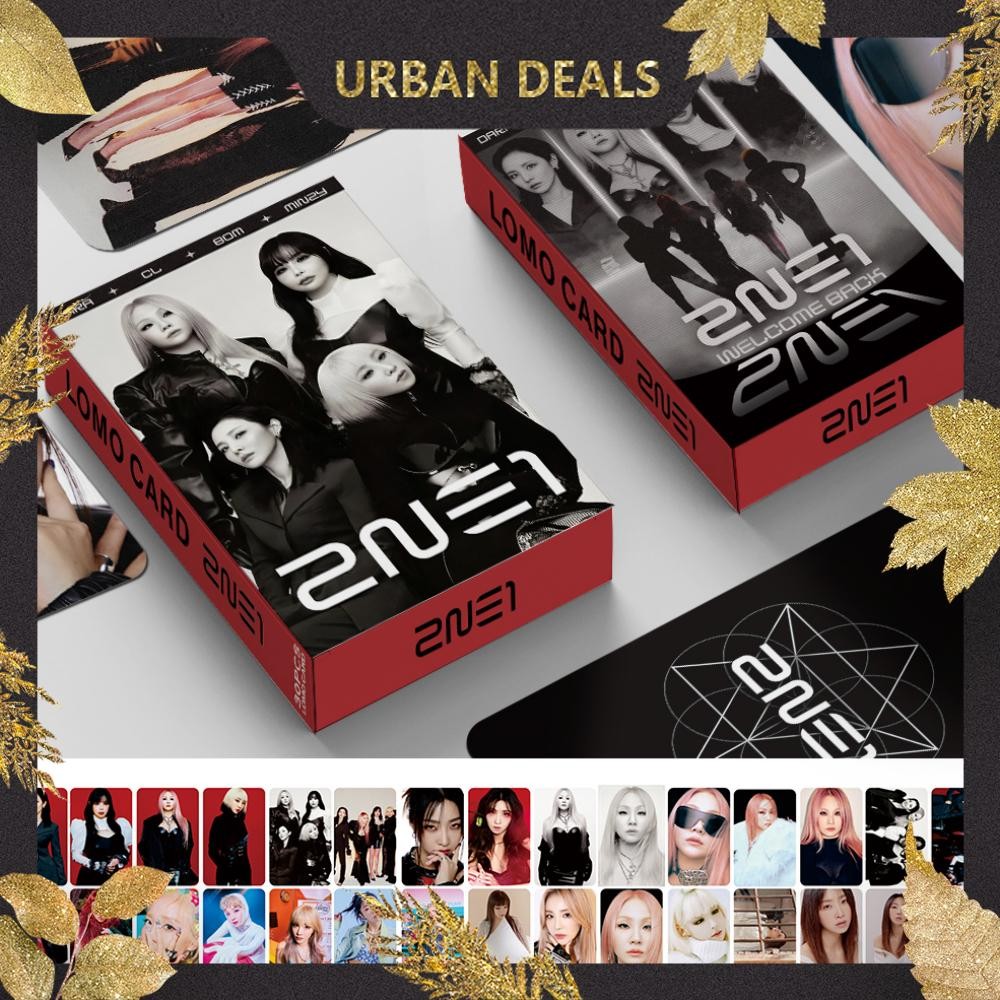 30Pcs/Box 2NE1 Photocards KPOP Group LOMO Card 2024 2NE1 ASIA TOUR [WELCOME BACK] Photocards ...