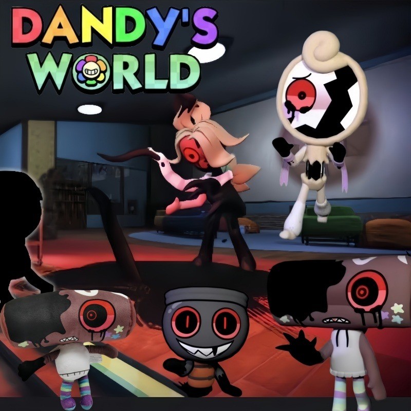 NEW Dandy's World Plush Toy Twisted Glisten Cosmo Finn Sprout Plush ...