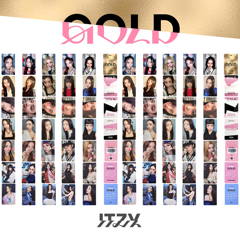 Kpop Idol ITZY Album GOLD Photocards | Shopee Philippines