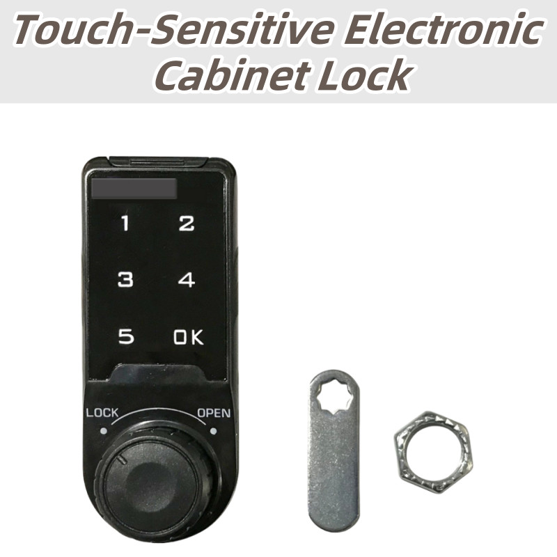 Touch-Sensitive Electronic Cabinet Lock Quarter Turn Lock Steel Cabinet ...