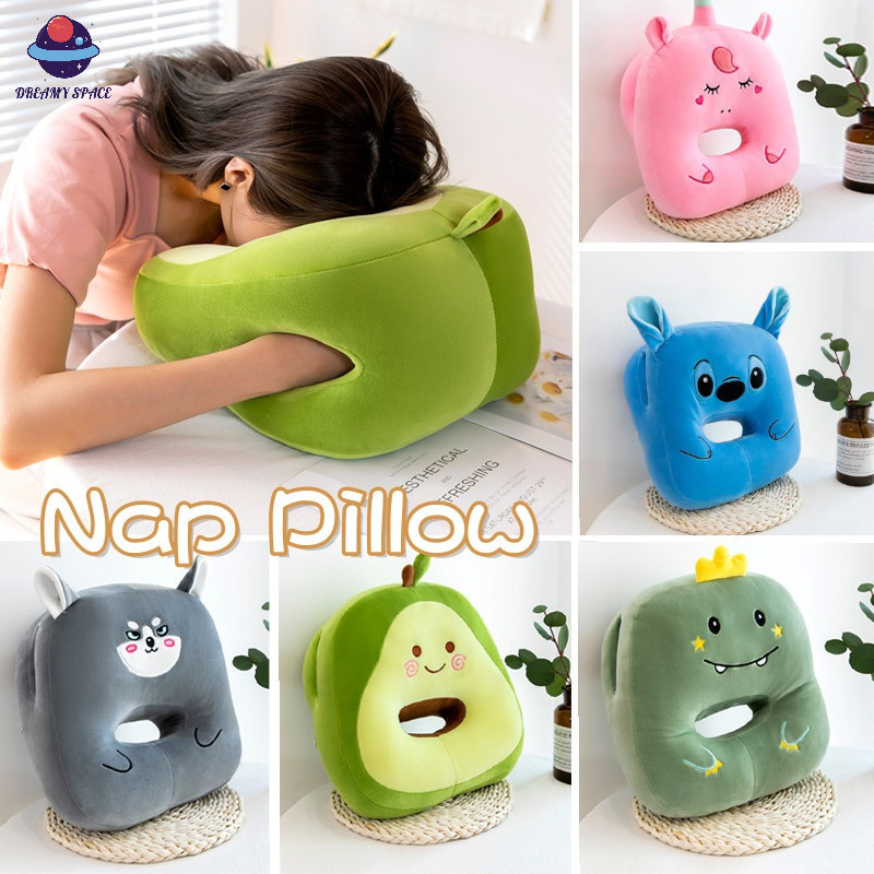 Cartoon Stuffed Nap Pillow Portable Travel Pillow Cartoon Plush Toy ...