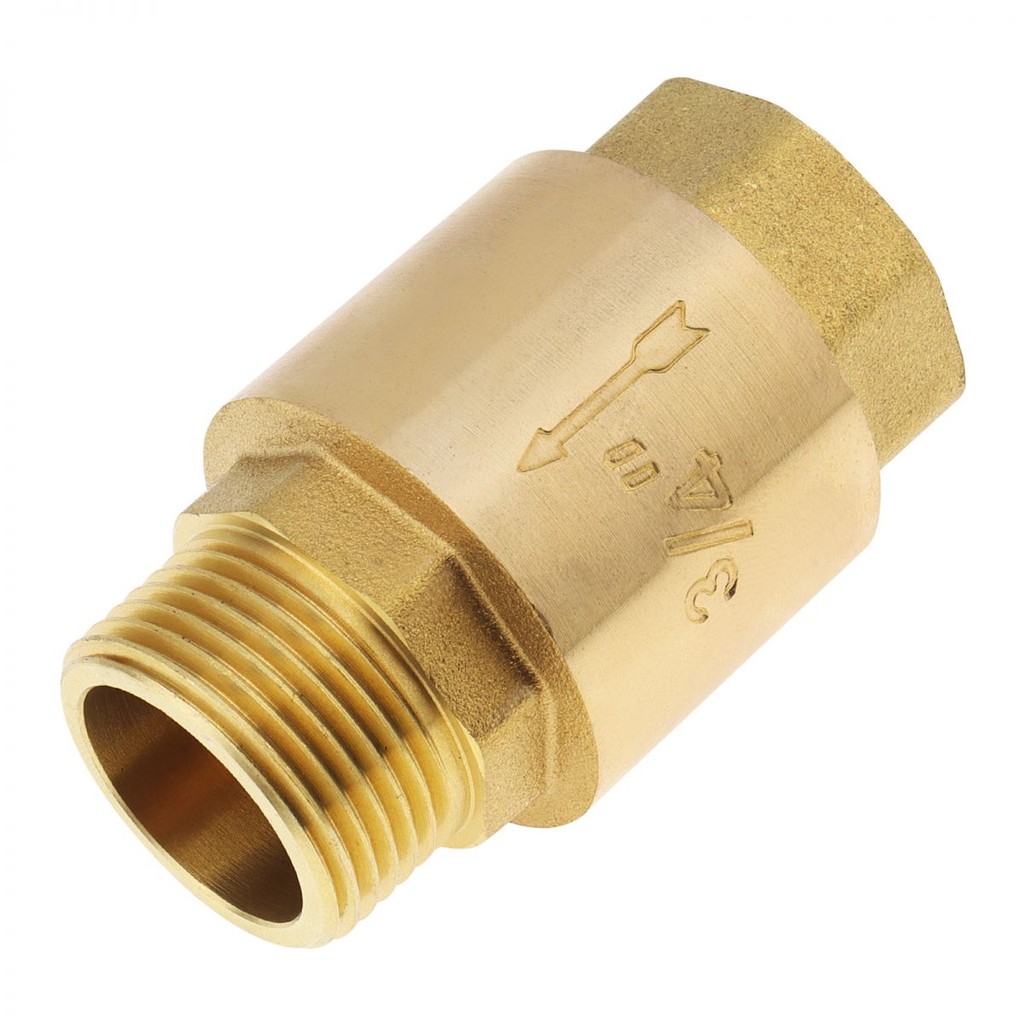 3/4inch Brass Male Pipe Thread Check Valve for Well / Pump / Tank ...