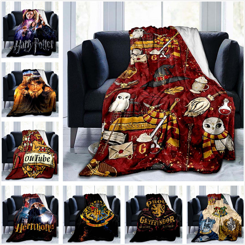Magical novel Harry Potter horror 3D printed blanket, living room sofa ...