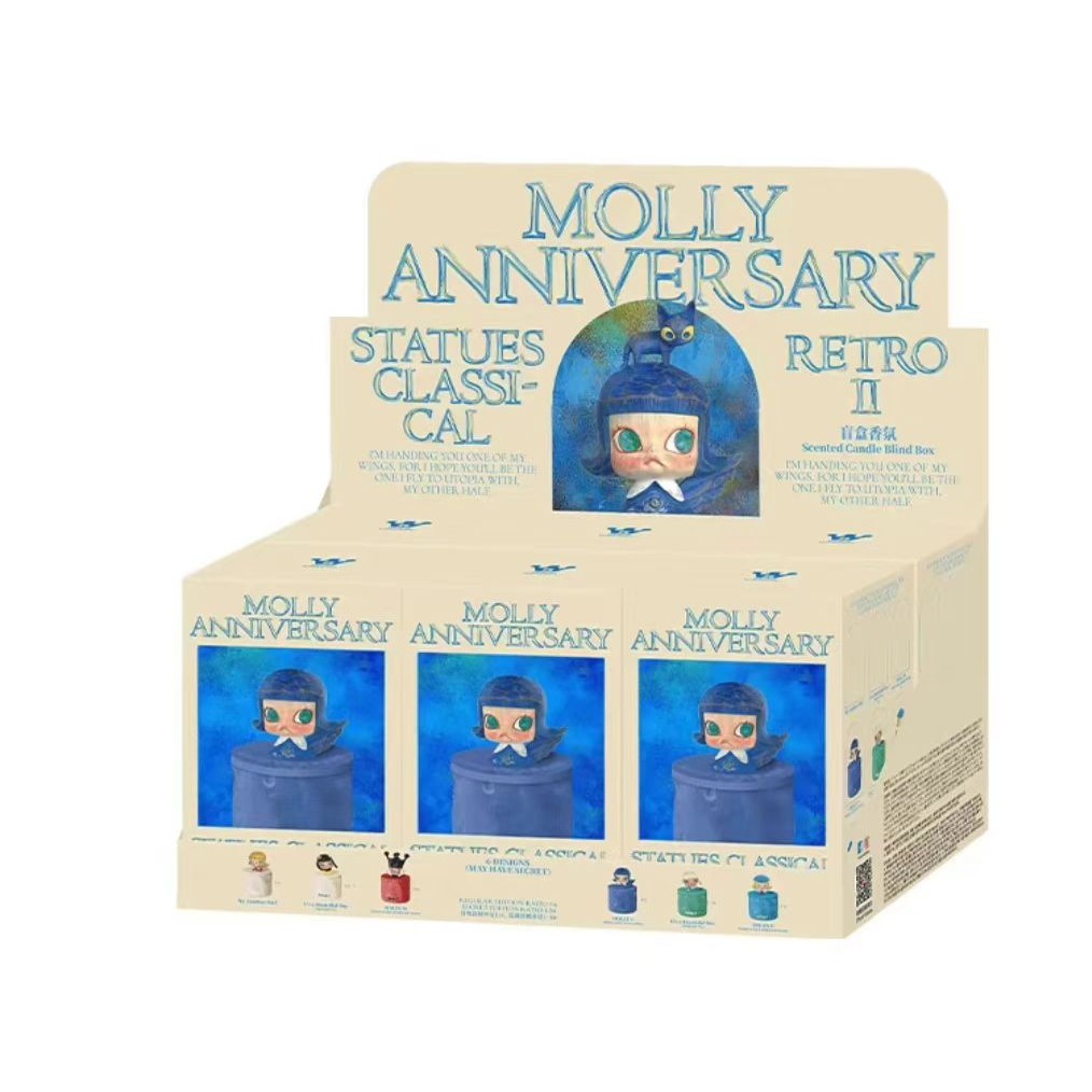 Popmart POPMART MOLLY Anniversary Sculpture Classic Return 2 Series ...