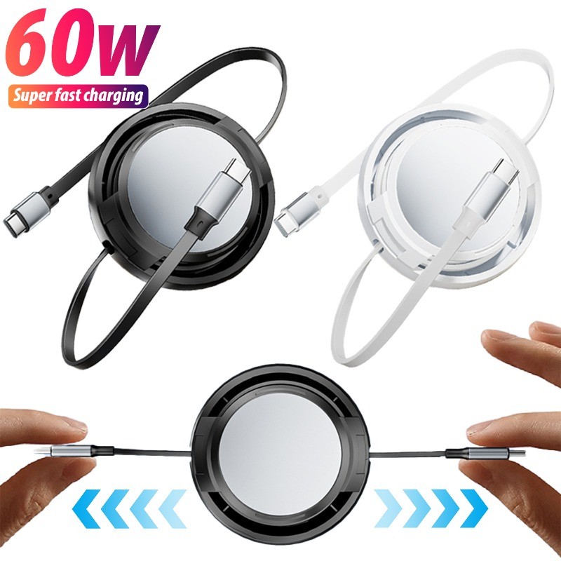 Durable Fast Charging Data Cable / 1M Portable Telescopic Data Cables ...