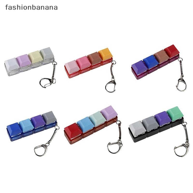 FBPH Bless 4-Keys Mechanical Keyboard Key Toy Keychain Party Stress ...