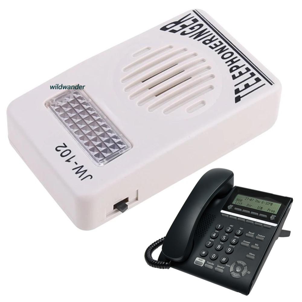 Loud Sound Telephone Ringer Amplifier with Flashing Light for Landline ...