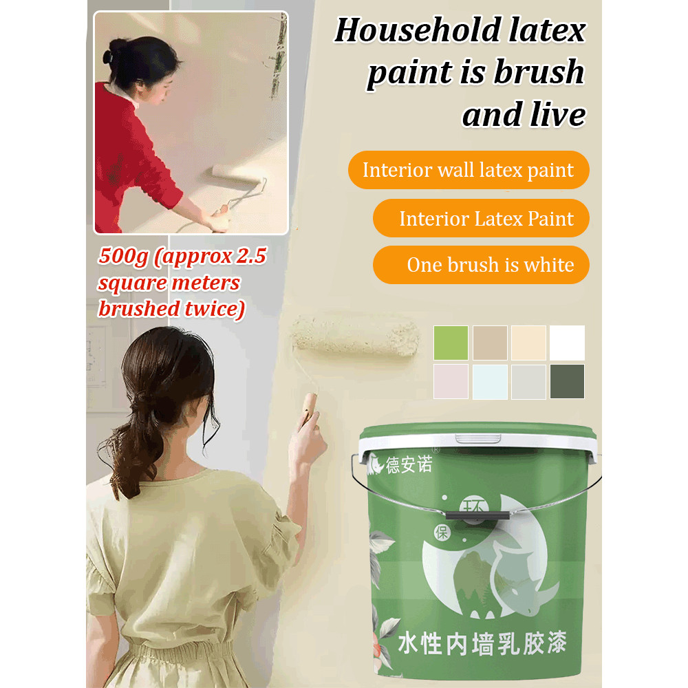 Wall Renovation With Colorful Diatom Mud And Odorless Latex Paint Wall ...