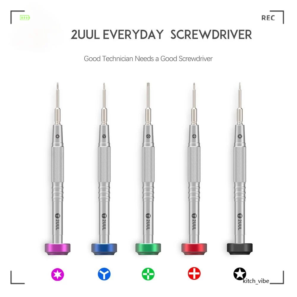 2UUL disassembly screwdriver 1 piece 5-piece set mobile phone power on screen pry repair tool ...