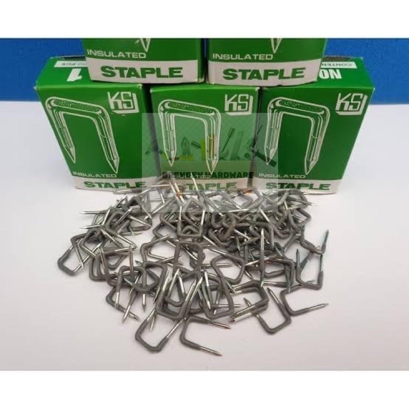 insulated staple wire (per 100 pcs)1/2 3/4 1 | Shopee Philippines