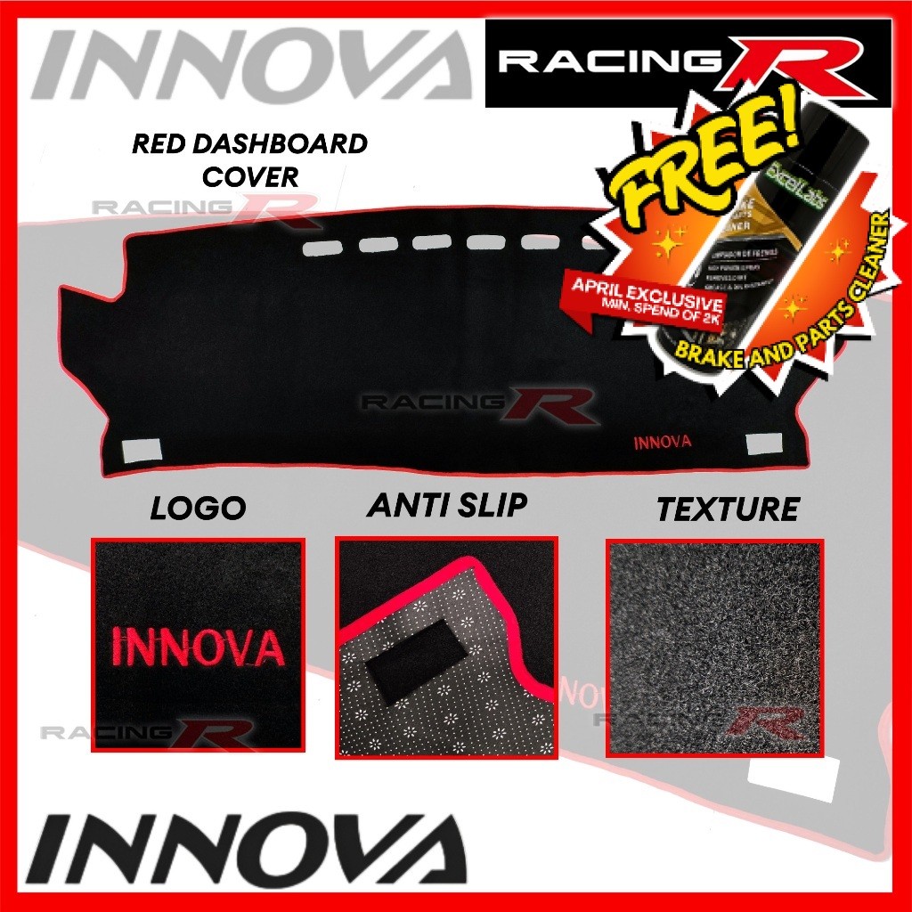 Dashboard Cover for Toyota Innova 2016 - 2025 Dash board Cover High ...