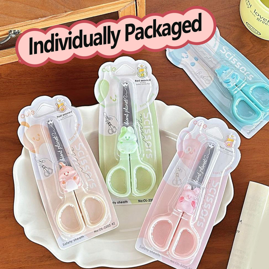 1PCS High-Value Kindergarten Round Head Children's Scissors, Paper ...