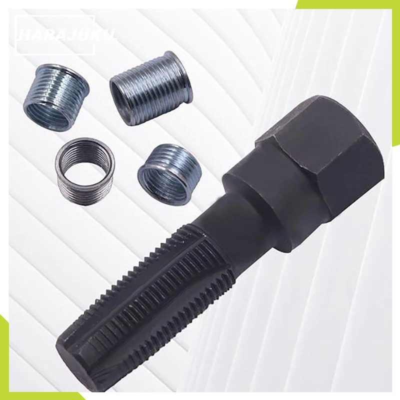 Portable Cylinder Head Tap Reamer Helicoil Thread Repair Kit Tool For ...