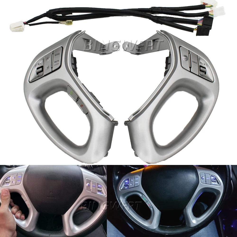 Multi-function steering wheel buttons music Bluetooth phone switch ...