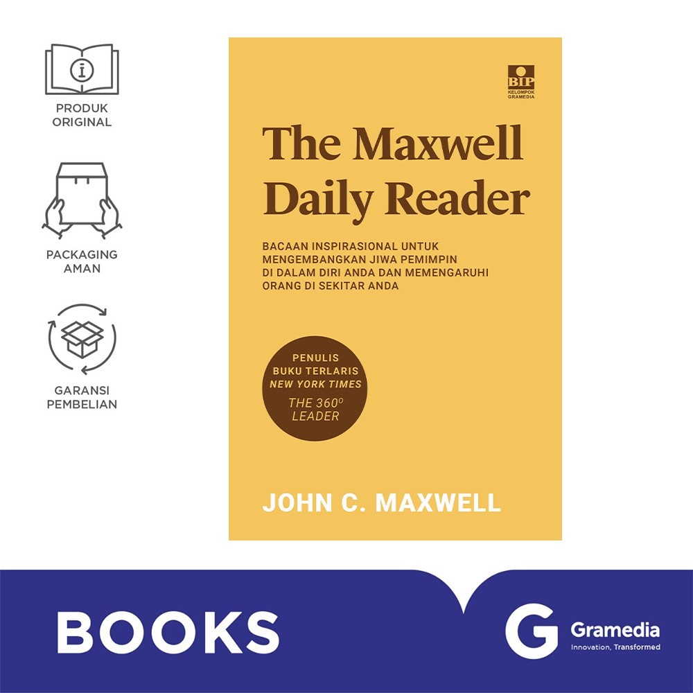 Gramedia Surabaya - The Maxwell Daily Reader (New Cover) (John C ...