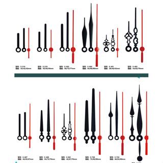 66 Types Clock Hand 12888 Movement Metal Clock Hand Set DIY Simple ...