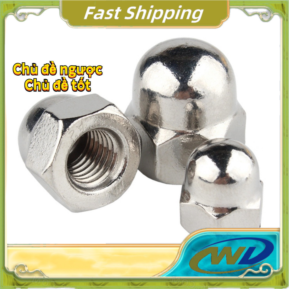 SS304 Fine Thread Cap Type Nut/Negative Thread Cap Type Nut M6-M8-M10-M12-M16【SPH】 | Shopee ...