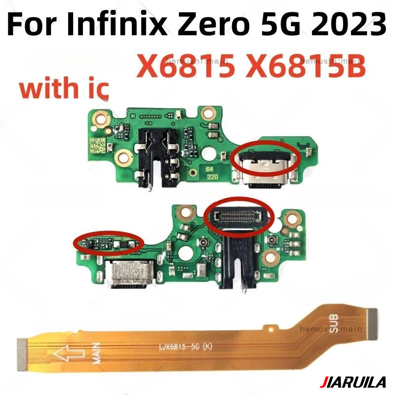 For Infinix Zero 5G 2023 X6815 X6815B USB Board Charger Charging Dock ...