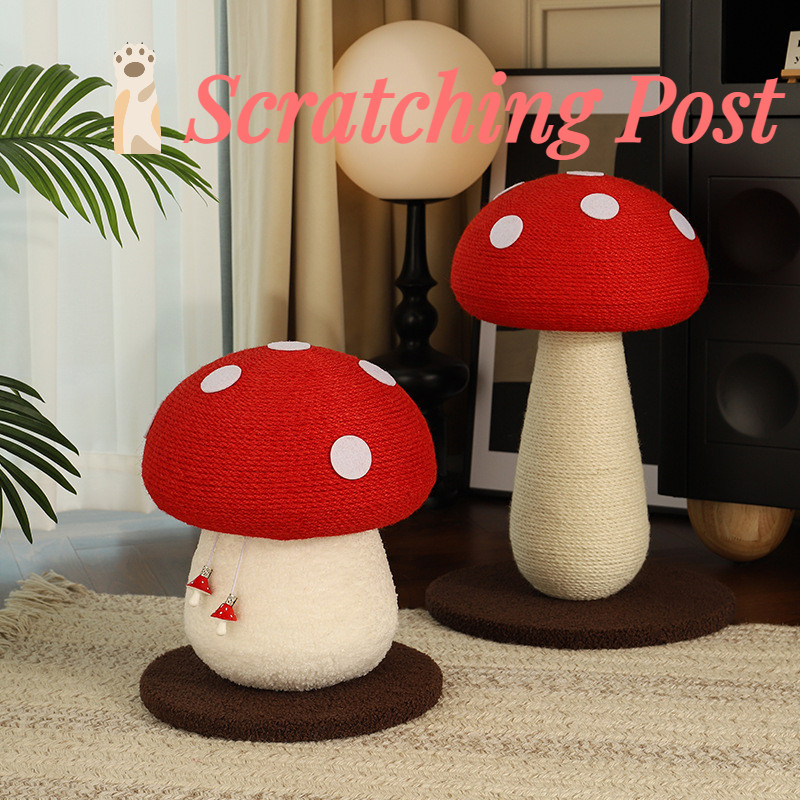 Mushroom Cat Toy Scratching Post Cat Climbing Frame Mushroom Molding ...