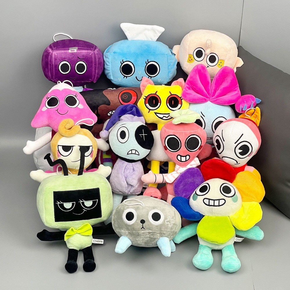 Dandy's World Plush Cosmo Pebble Finn Flutter Dandys World Horror Game ...