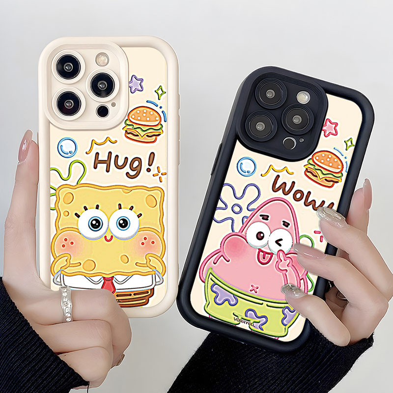 Huawei Nova Y61 Y72 7 Pro 7i Y91 Y71 Y70 Y90 Cute SpongeBob SquarePants ...