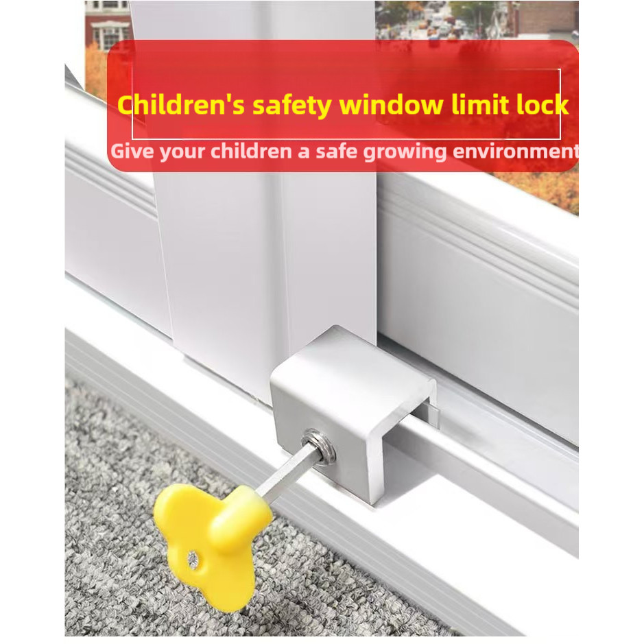 Perforation-free Household Anti-Theft Lock Child Safety Window Limit ...