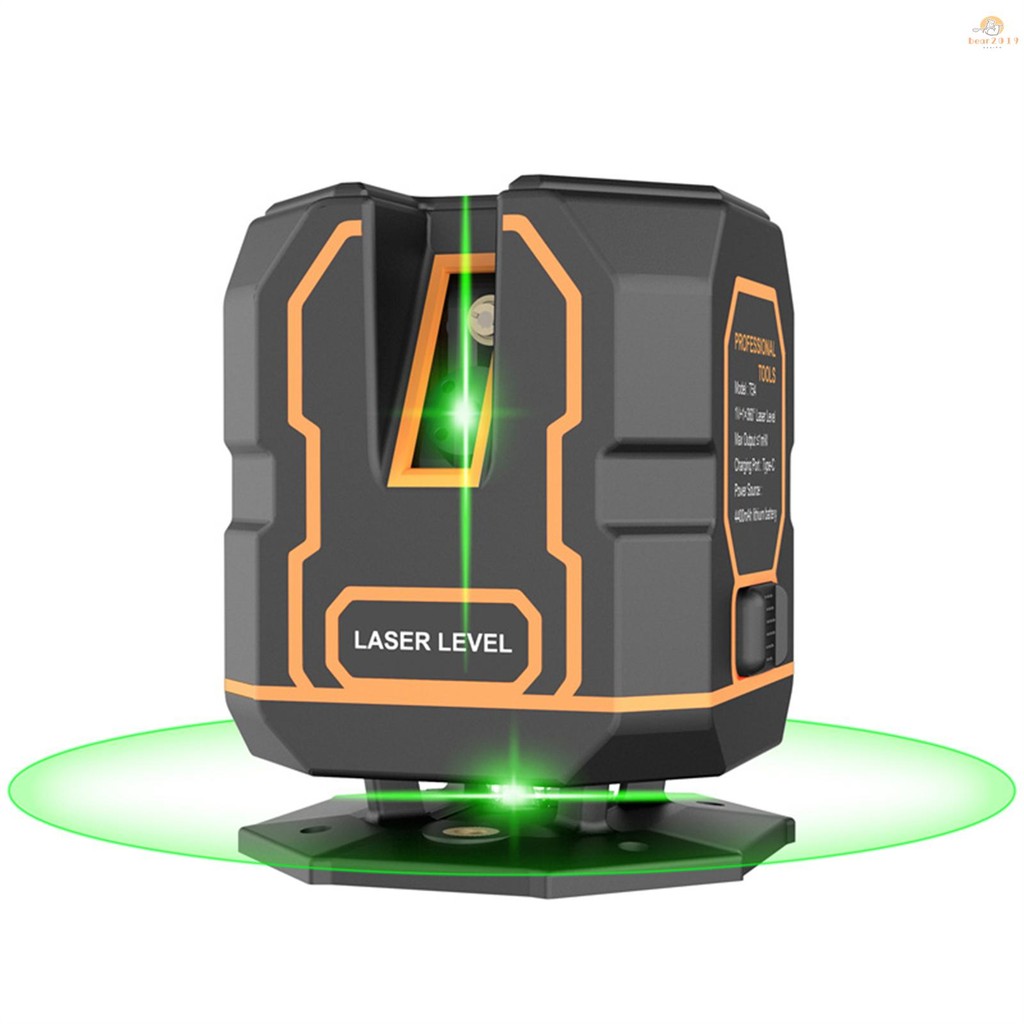 Cross Line Laser Level With Bracket 30m 98ft Self Leveling 360 Degree