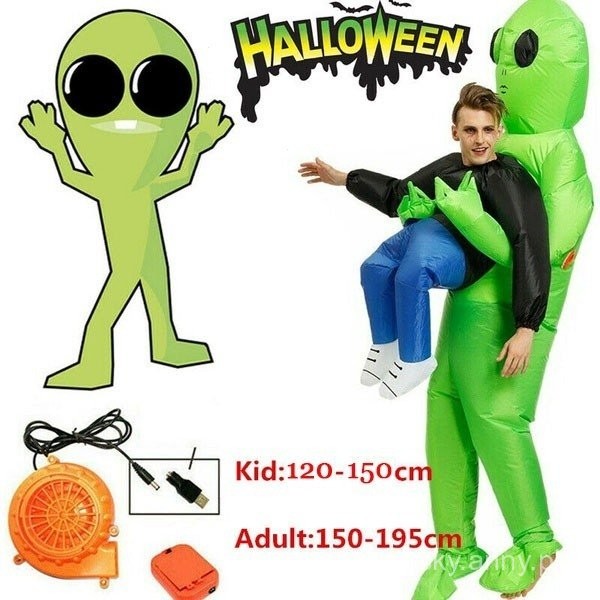 Alien Inflatable Costume Boys Girl Party Cosplay Costume Funny Suit ...