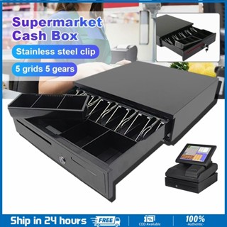 Cashier Box Drawer Cash Box Bills 5 Grids 5 Gears Money Secret Security ...