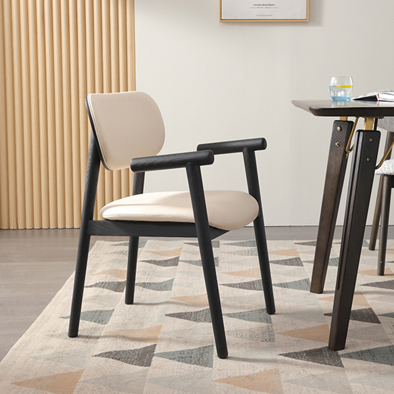 Quiet Style Dining Chair mild chair Italian Designer Solid Wood Chair ...