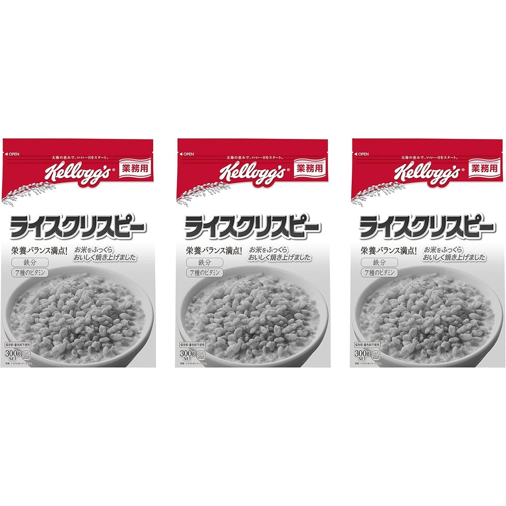 Kellogg's Rice Krispies 300g x 3 bags From Japan | Shopee Philippines