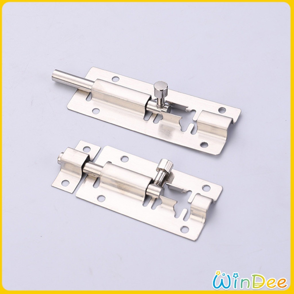 Stainless Steel Door Latch Lock Barrel Bolt Latch Anti-Theft Lock ...