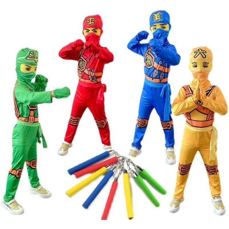 Green LEGO Phantom Ninja Costume Halloween cos Costume LEGO NINJAGO ...