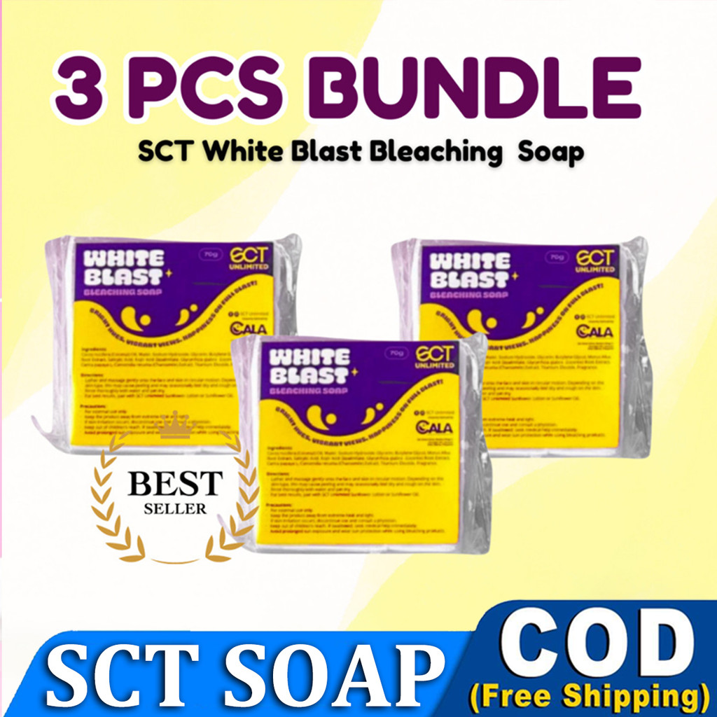 SCT Unlimited White Blast Bleaching Soap 10X Whitening Niacinamide Soap ...