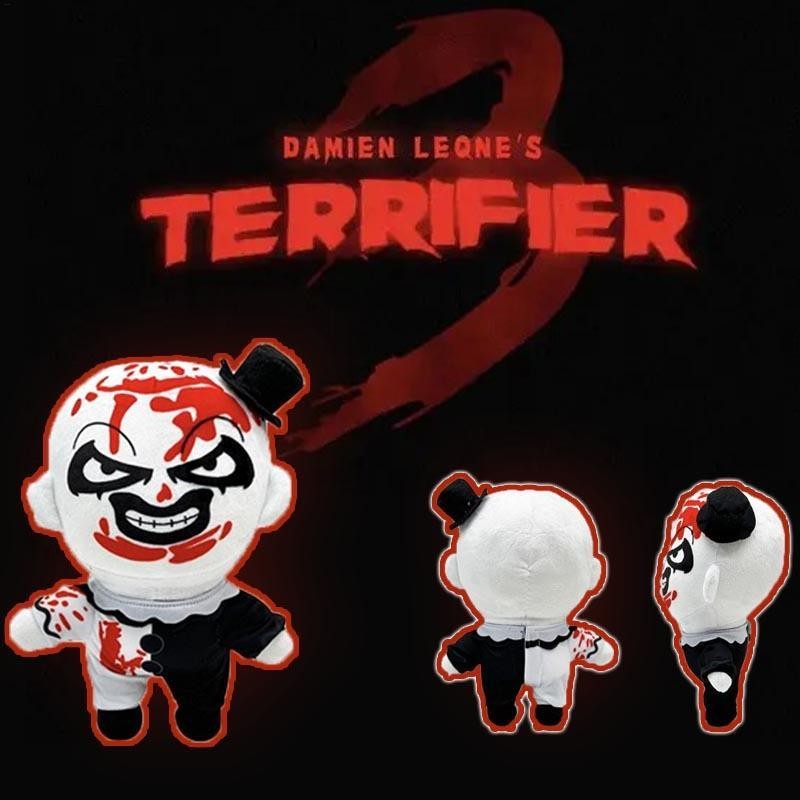 Terrifier 3 Art The Clown Horror Plush Doll Horror Stuffed Toy Movie ...