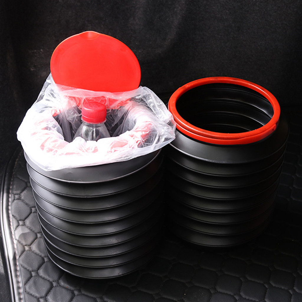 Retractable Folding Car Trash Bin Garbage Can Portable Telescopic ...