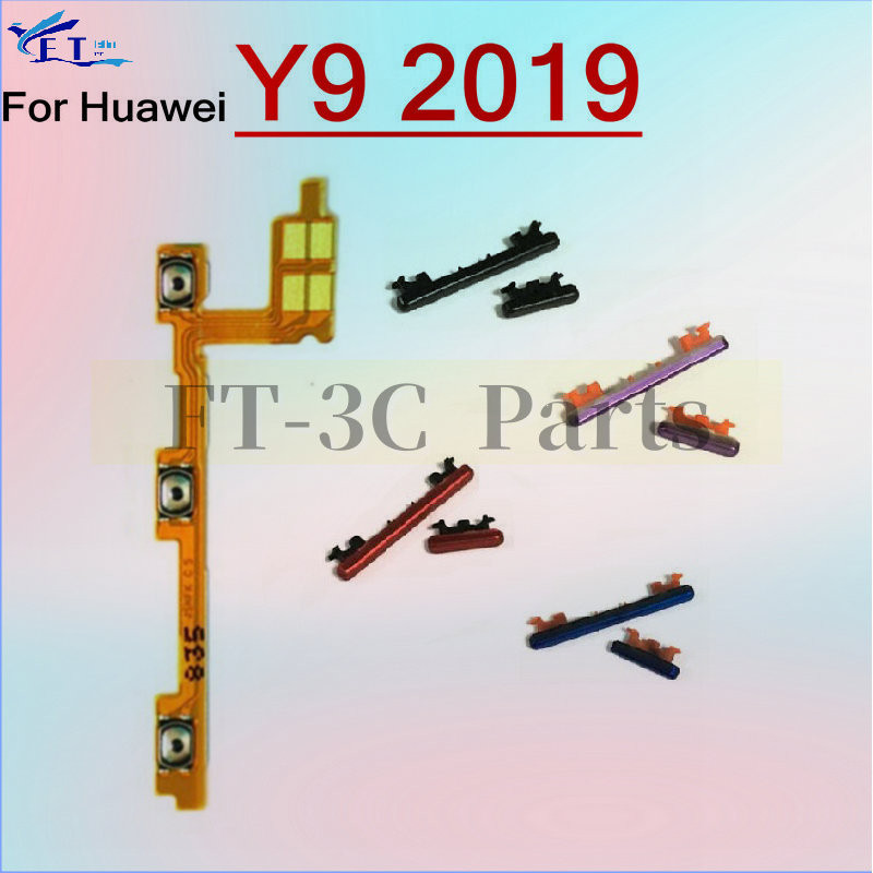 For Huawei Y9 2019 Power Button ON OFF Volume Up Down Side Button Key ...