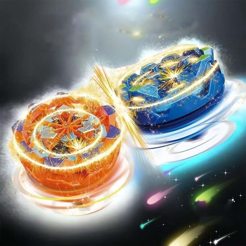 Light up Sparks Fireworks Fidget Spinner Glow Flashing Spinning Top ...