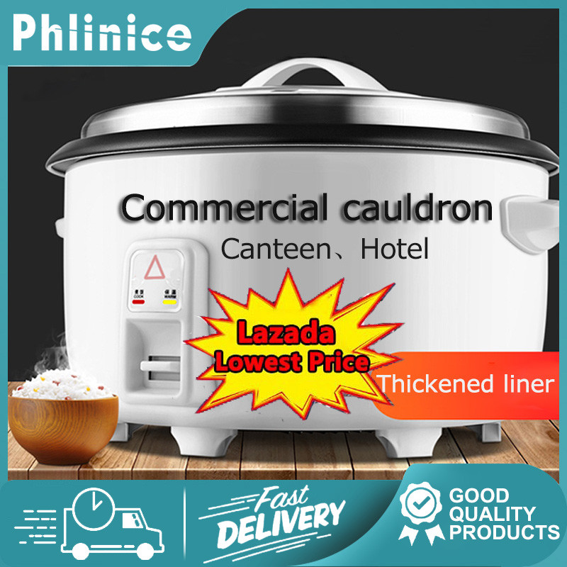 Phlinice Rice Cooker 1.5L/8L/10L/13L/18L/23L Suitable for 5-45 persons Large capacity | Shopee ...
